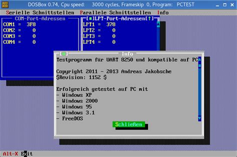 Github Jakobsche Pctest Public Domain Anwendung Um Rs Schnittstellen Und Kabel Zu Testen