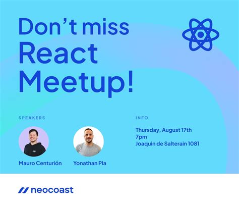 neocoast on linkedin news reactmeetup meetup techevent