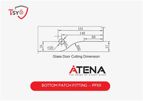 Bottom Patch Fitting Pf101 Tsy Lock