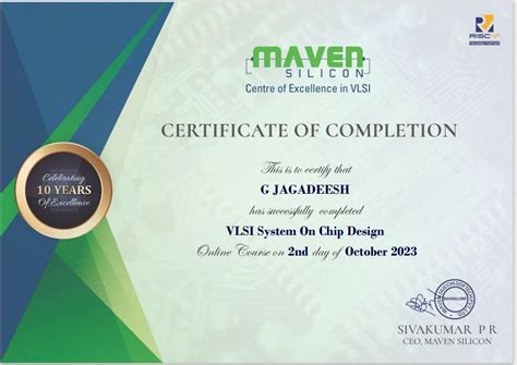 Jagadeesh G On Linkedin Vlsi Mavensilicon Chipdesign Vlsidesign