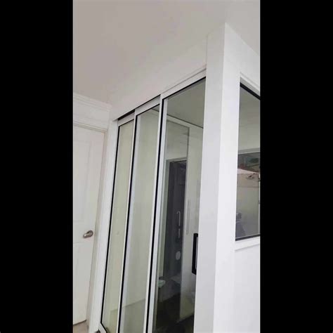 현관중문설치 동영상 로얄도어텍