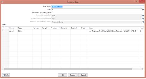 Kettle How To Pass Parameters In Post Call In Pentaho Spoon Stack