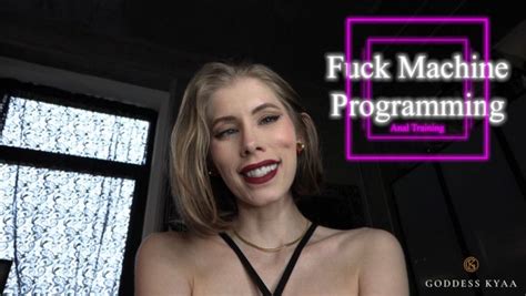 Kyaasempire Fuck Machine Programming Anal Training Hard Slut