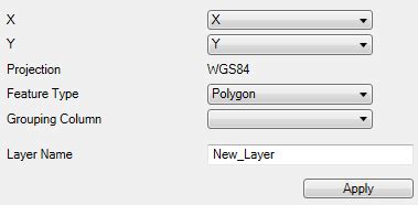 GIS XL How To Create New ShapeFile Layer From Excel Table