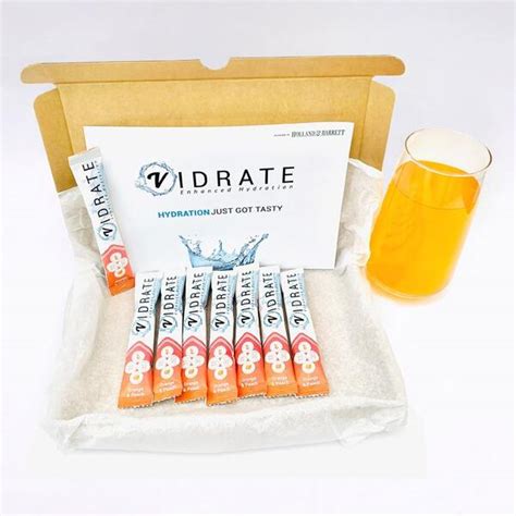 Vidrate Zero Sugar Hydration Sachets Orange And Peach X 8 Health Superdrug