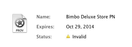 Ios Provisioning Profile Invalid Stack Overflow