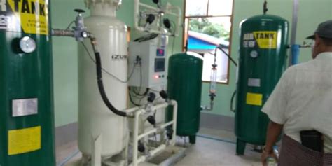 ရမ်းဗြဲမြို့နယ် အောက်ဆီဂျင်စက်ရုံမှ အောက်ဆီဂျင်ထုတ်လုပ်လျက်ရှိ Information And Public