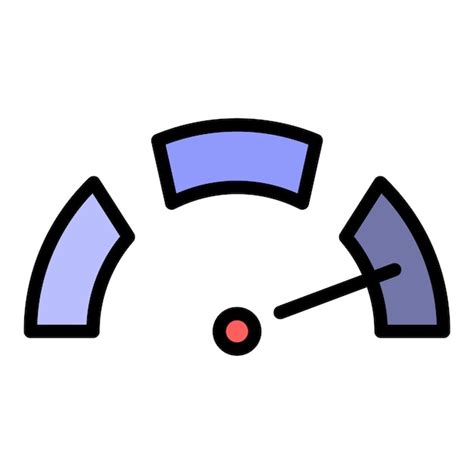 Premium Vector Dashboard Icon Outline Vector Kpi Performance Speed