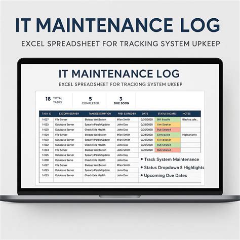 It Asset Tracker Excel Template Equipment Inventory Spreadsheet Small Business It Management