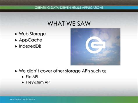 Creating Data Driven Html5 Applications Pptx
