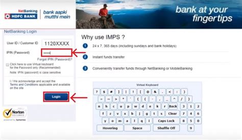 Hdfc Netbanking Login Registration Activate Fund Transfer Payments