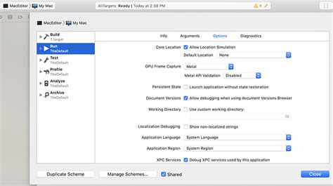 xcode 帧调试器集成 unity 手册