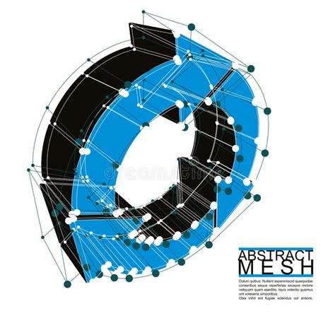 Abstract 3d Mesh Vector Background Clear Eps 8 Stock Vector