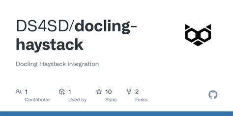 Docling Haystackreadmemd At Main · Ds4sddocling Haystack · Github