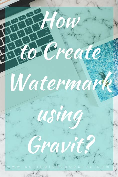 How To Create Watermark Using Gravit Scribbles And Pebbles Watermark Create Blog