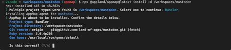 Installing Appmap In Mastodon With Vs Code Dev Community