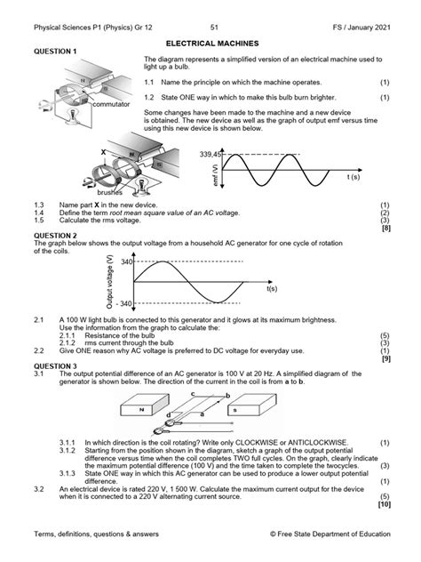 Electrodynamics Questions Pdf