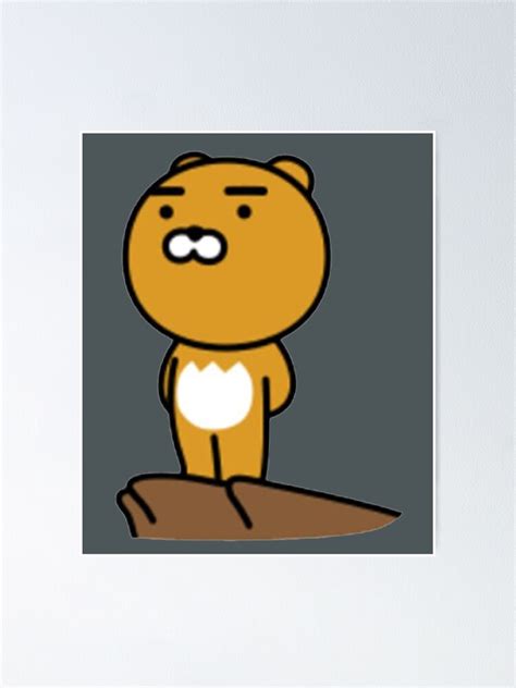 Kakaotalk Friends Hello Ryan 2 Poster For Sale By Faithtodd Redbubble