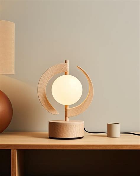 premium ai image a lamp on a table