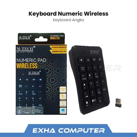 Jual Keyboard Numeric Wireless Mtech Keyboard Numerik Shopee Indonesia