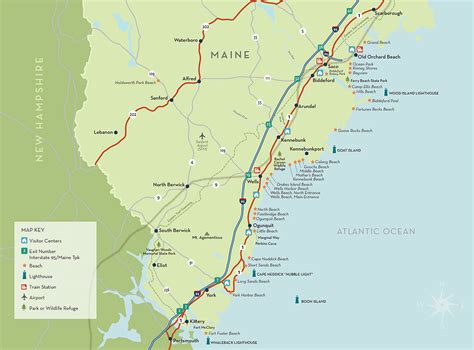 Driving Map Of Maine Coastline At Phoebe Tindal Blog