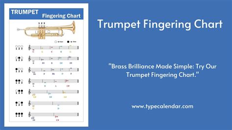 Valve Trombone Finger Chart