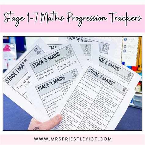 Stage 1 7 Maths Progression Trackers Mrs Priestley Ict