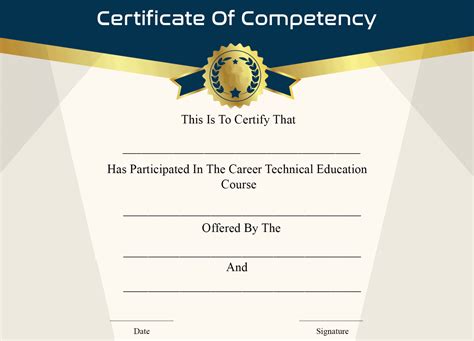 Government Certificate Of Competency Templates And Samples Howtowiki