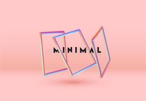 3d rectangle shape objects stock illustration illustration of figure