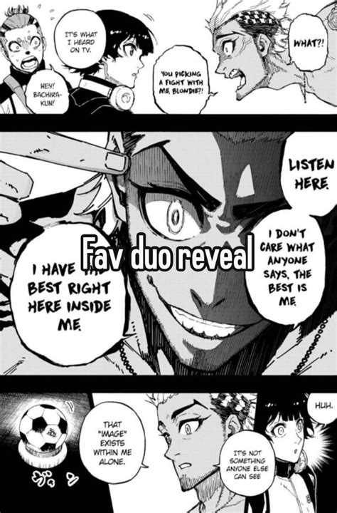 Lavinho Bachira Meguru Bluelock Blue Lock Official Art Manga Duo Nel