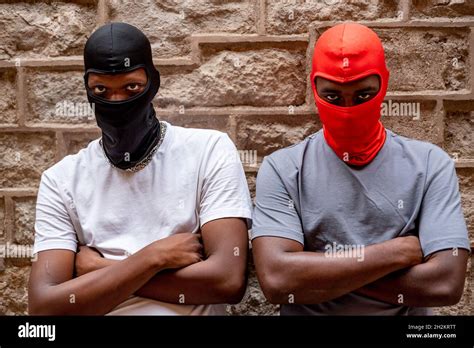 Black Man In Ski Mask