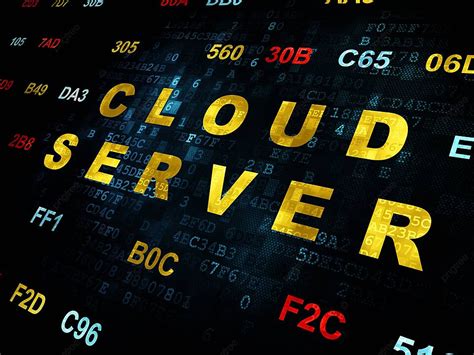 Concept Of Cloud Computing Digital Backdrop With A Cloud Server Photo Background And Picture For