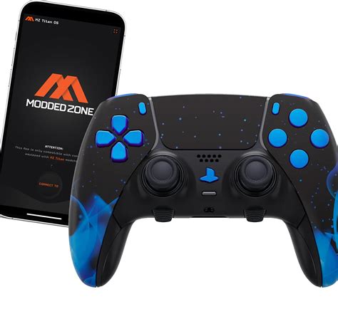Amazon.com: MODDEDZONE Custom Modded EDGE Controller for PS5 & PC With Mobile App Controlled ...