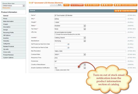Out Of Stock Notification Extension Magento 1 Fmeaddons
