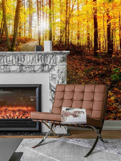 100 Autumn Fireplace Wallpapers