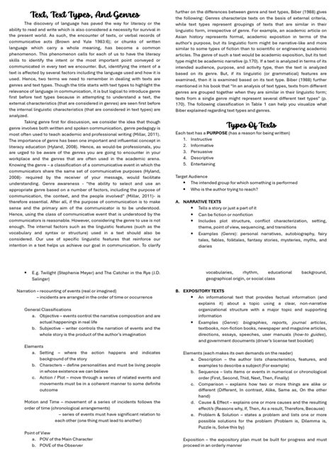Text Types Pdf