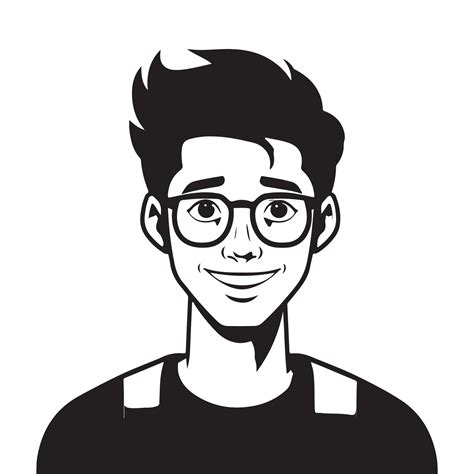 Geek Boy Vector Illustration 31625062 Vector Art At Vecteezy