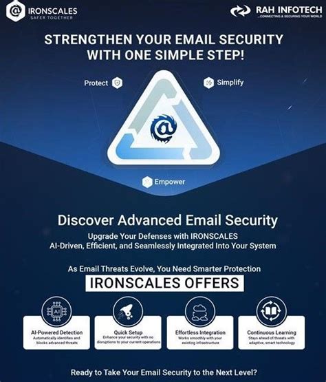 Boost Your Email Security With Ironscales Rah Infotech Posted On The Topic Linkedin