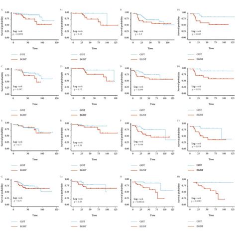Kaplanmeier Curves Comparing Egist With Gist For Overall Survival