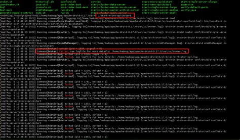 Druid Start Micro Quickstart Unrecognized VM Option ExitOnOutOfMemoryError Issue