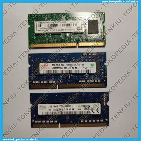 jual ram laptop sodimm ddr3 2gb bekas jakarta barat tenkiu