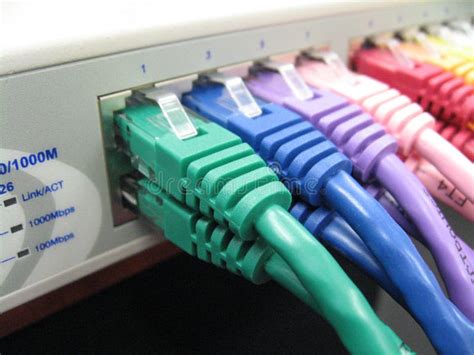 Ethernet Patch Panel Stock Image Image Of Patch Telecommunication