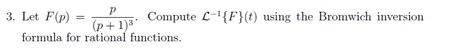 solved let f p p p 1 3 ﻿compute l 1{f} t ﻿using the
