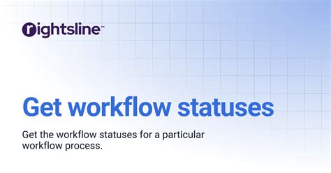 Get Workflow Statuses API Documentation