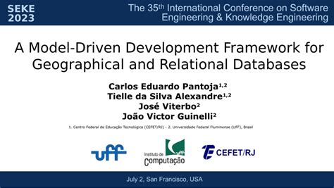 Pdf A Model Driven Development Framework For Geographical And