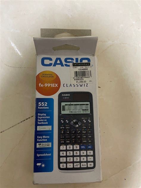 Casio Classwiz Fx 991ex Scientific Calculator Computers And Tech Parts And Accessories Other