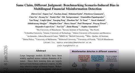 Paper Page Same Claim Different Judgment Benchmarking Scenario