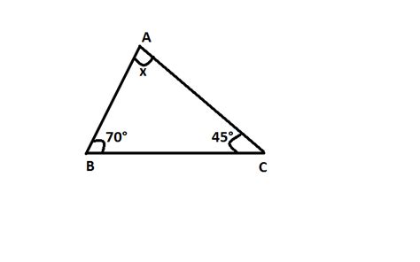 calculate the third angle of the triangle if the other two angles are