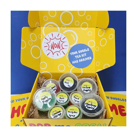 Bubble Tea Kits Black Tea Box