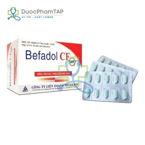 Befadol Cf Thuốc điều Trị Giảm đau Hạ Sốt